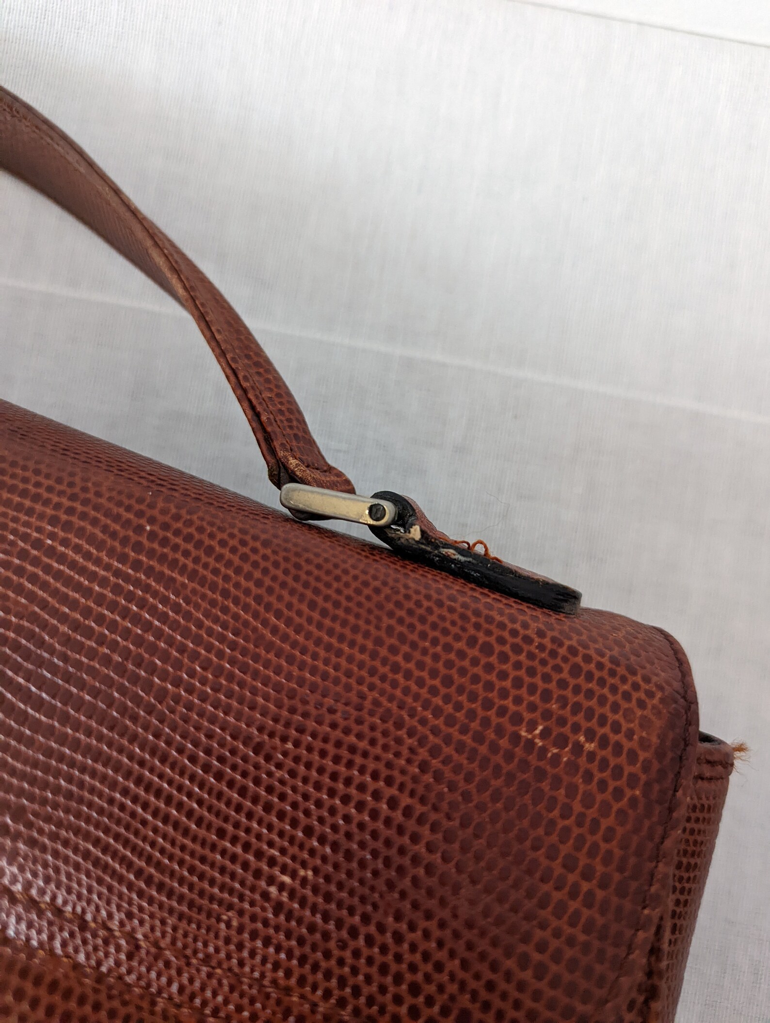 LANCEL Brown Hexagonal Purse Top Handle Handbag - Etsy