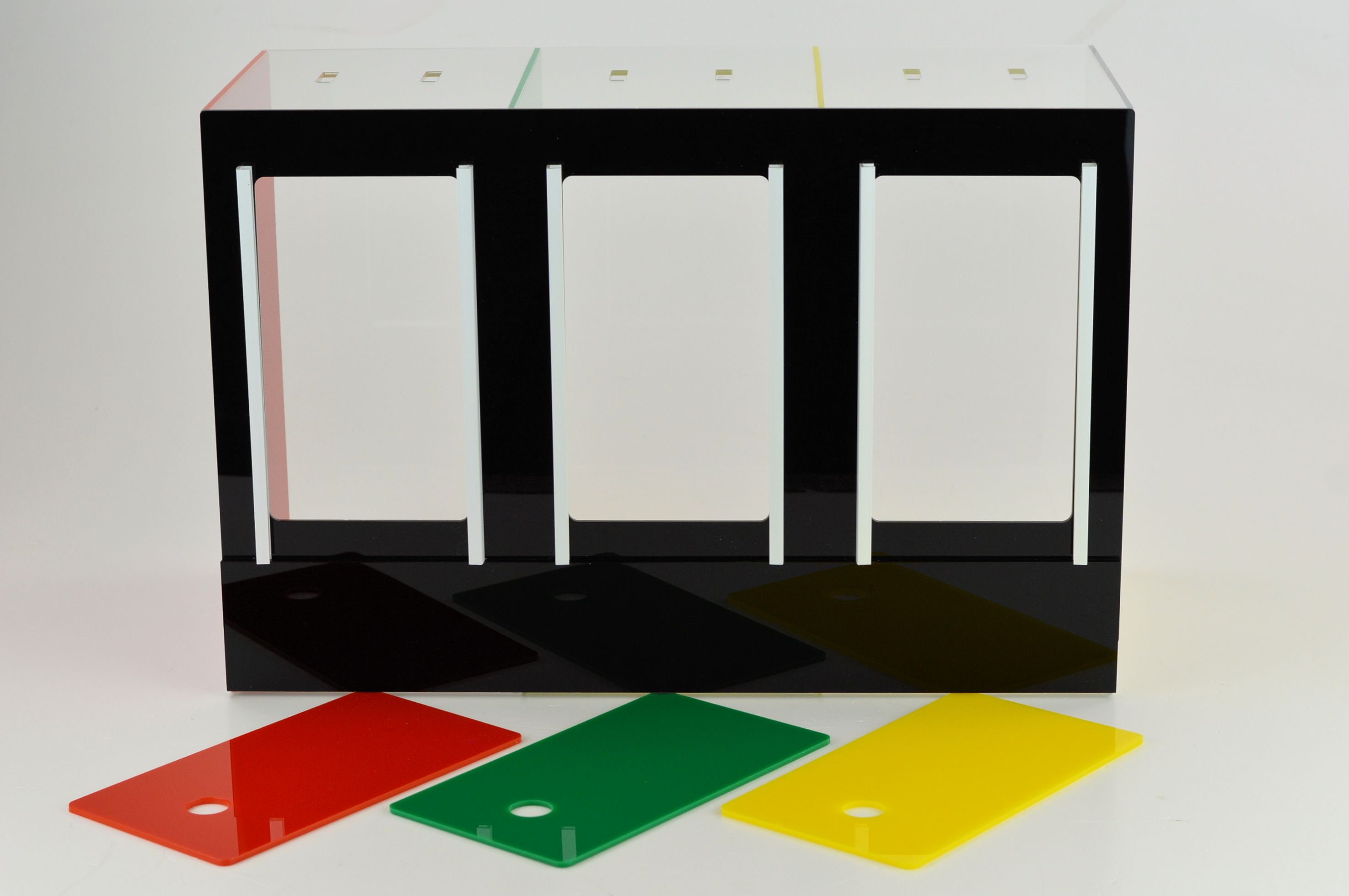 Charity / School / Retail Token / Counter Collection Box / Voting Box 3 ...