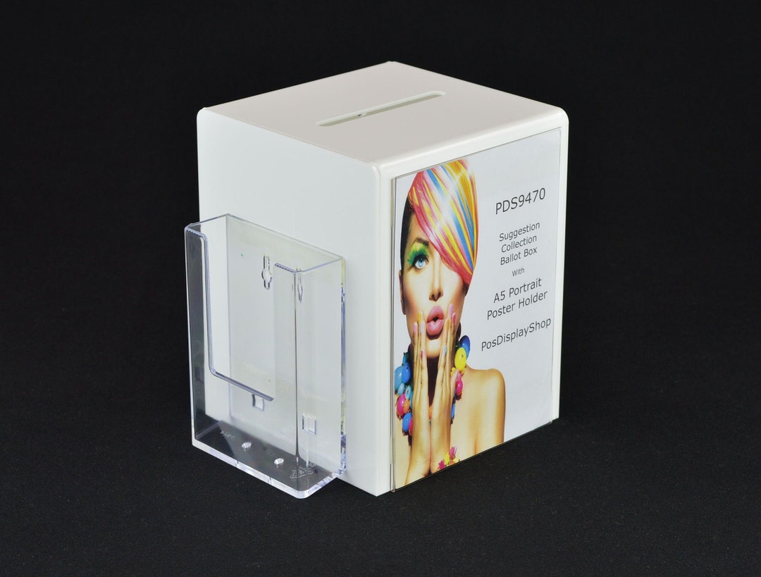 White Acrylic Suggestion Feedback Exhibition Collection Comments Box ...