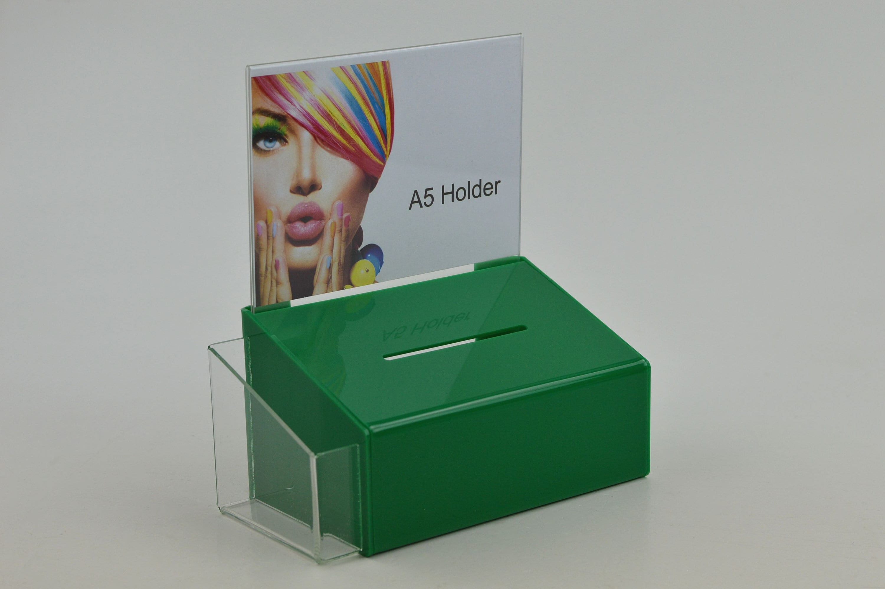 Dark Green Collection Box Suggestion Box Comments Box With A5 Landscape ...