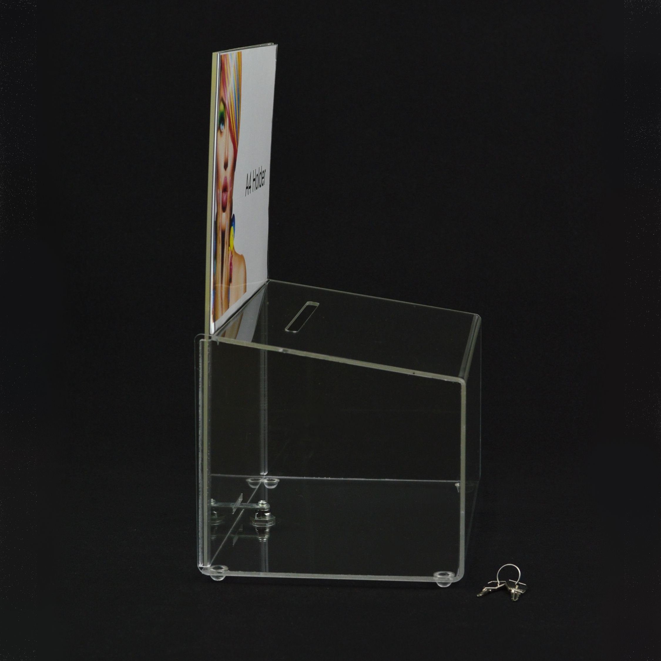 Medium Lockable Ballot Box Feedback Box Comments Box Collection Box ...