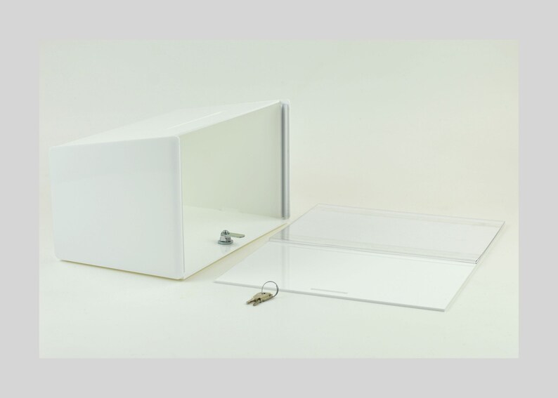 Medium Lockable Ballot Box Feedback Box Comments Box Collection Box ...