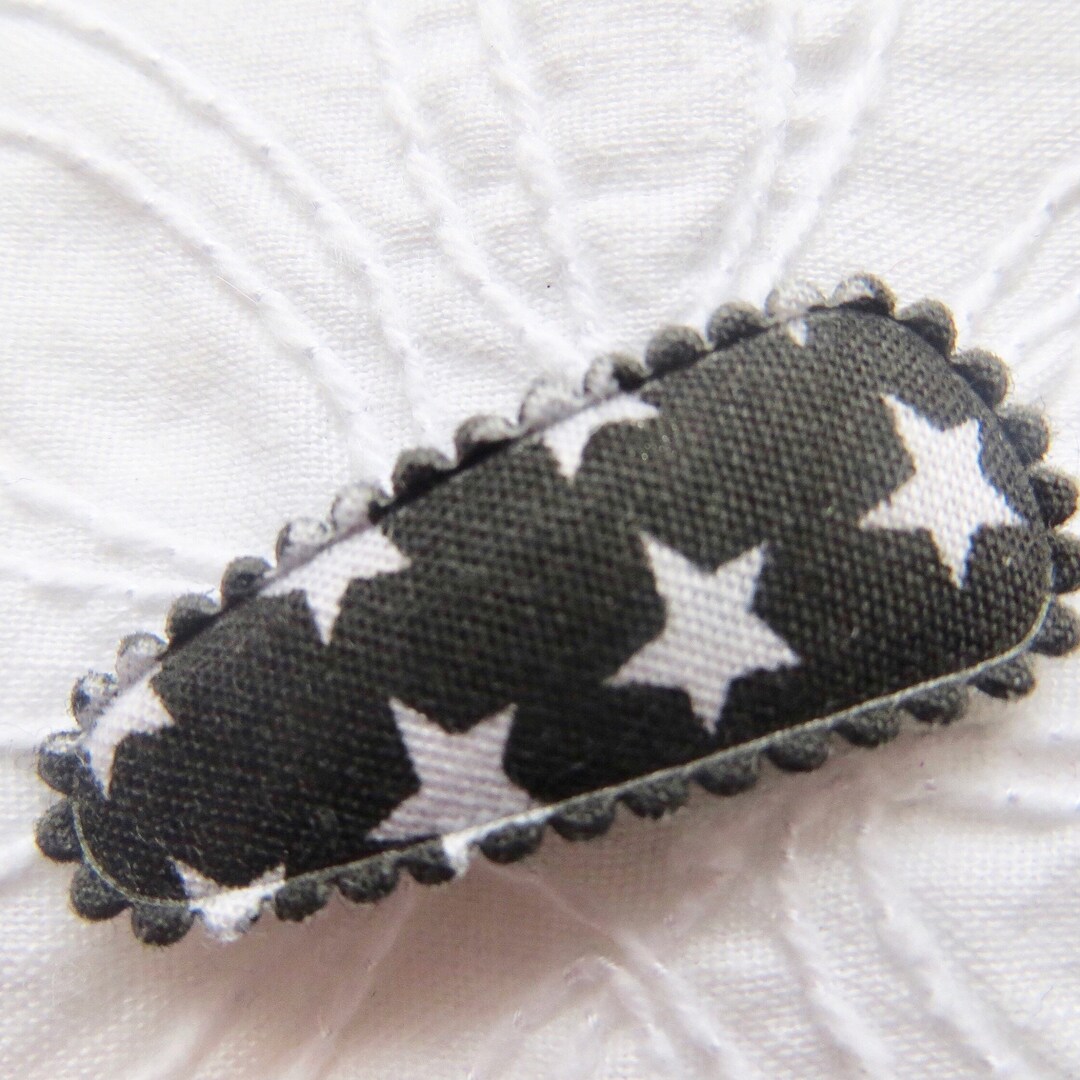Black Star Mini Snap Clip Baby Snap Clip Baby Hair Clip - Etsy