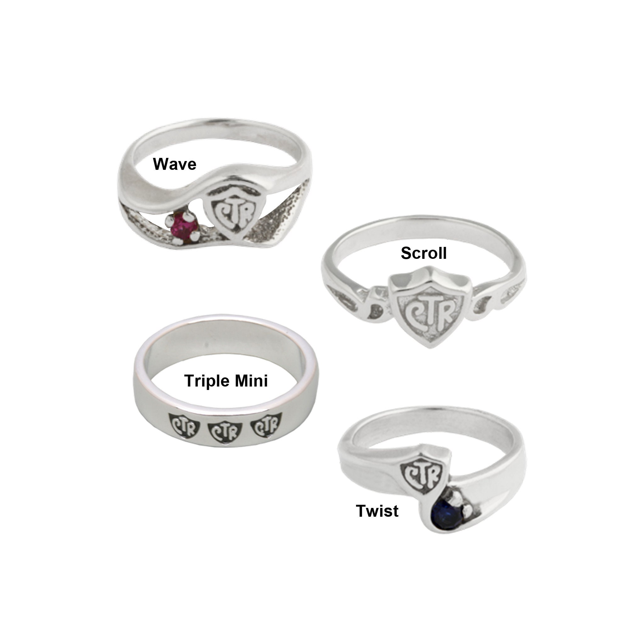 CTR choose the Right Ring Ring Sterling Silver Etsy