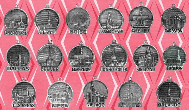 Sterling Silver LDS 2D Temple Charm for Necklace or Bracelets - Etsy