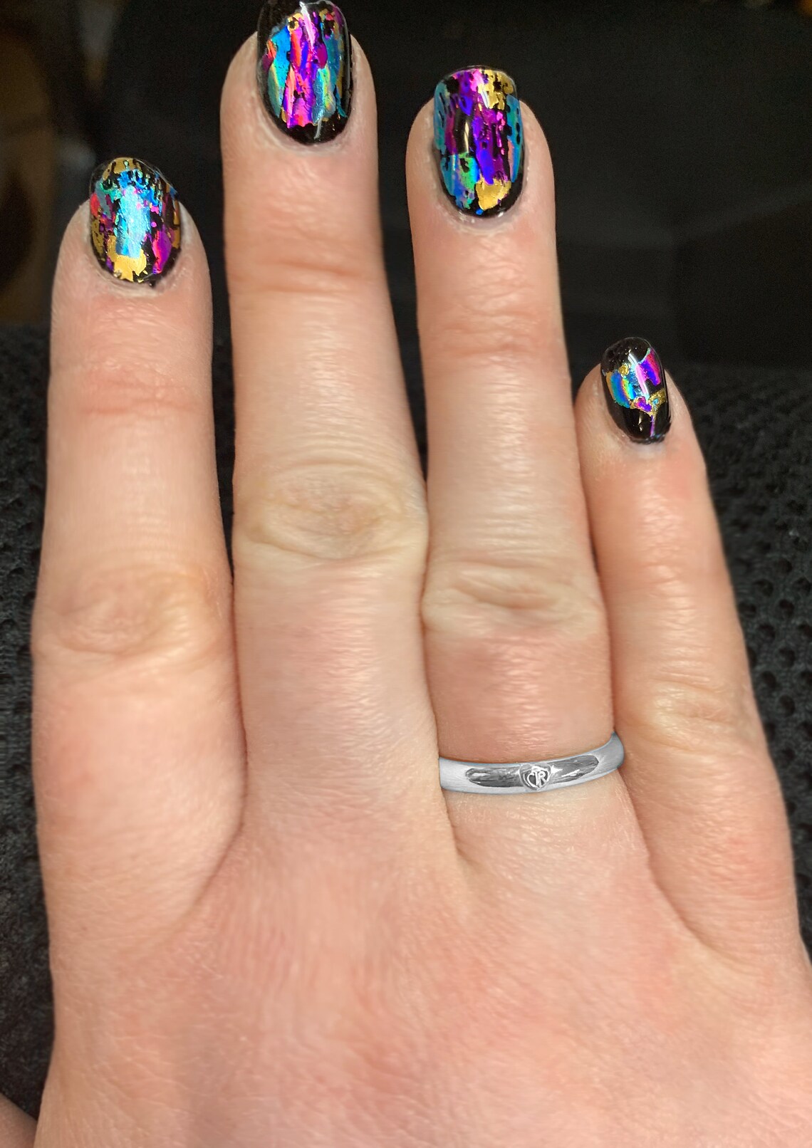 Tiny CTR Choose the Right Ring Sterling Silver | Etsy