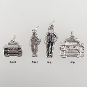 Police Officer Charm for Pendant or Bracelets - Etsy