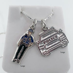 Police Officer Charm for Pendant or Bracelets - Etsy