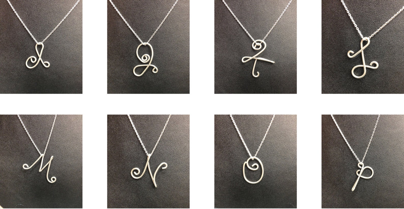 Sterling Silver Wire Alphabet Letters - Etsy