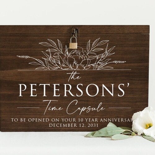 Wedding Time Capsule / Memory / Keepsake / Wedding Card Box | Etsy