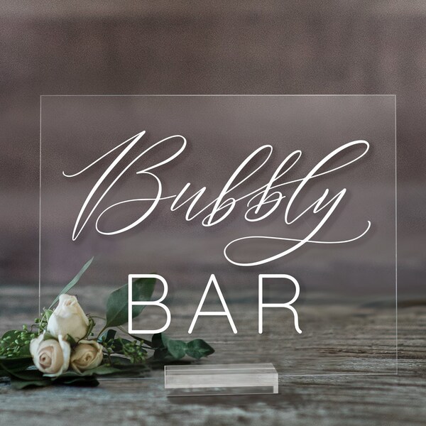 Acrylic Bar Sign - Etsy