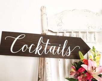 Cocktail hour sign | Etsy