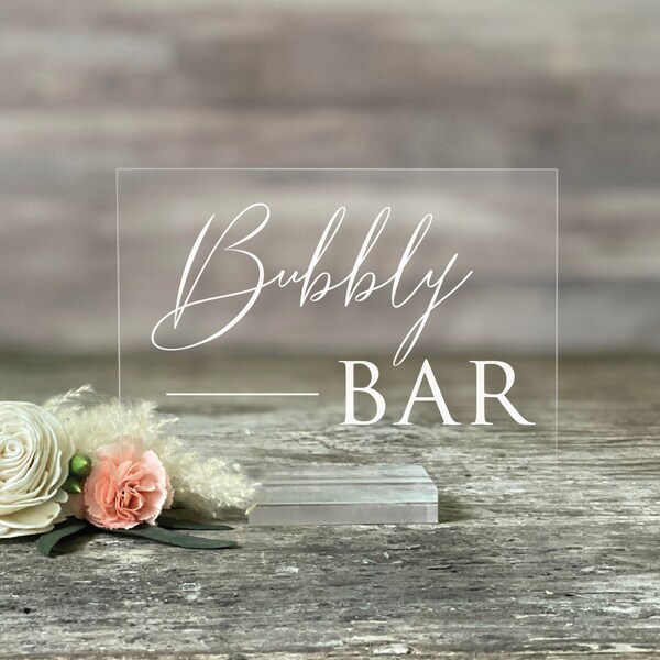 Bar Cart Sign - Etsy
