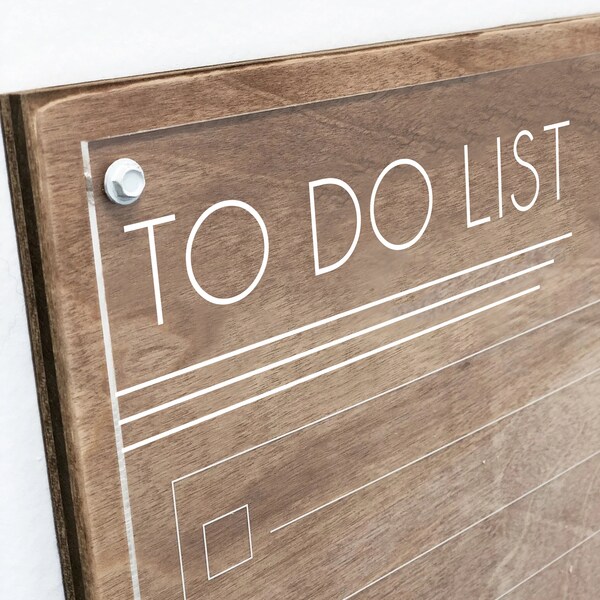Acrylic to Do List - Etsy