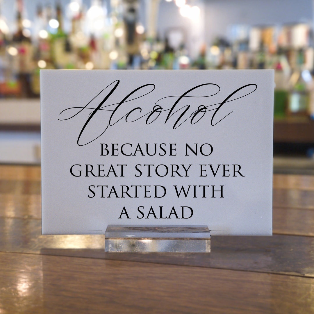 Alcohol Bar Sign Funny Bar Gift Bar Decor Gift Funny Bar Needs Retro ...