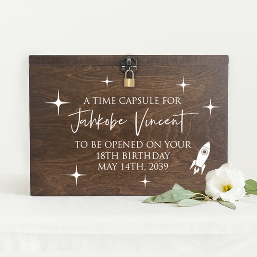 Keepsake Memory Box 1st Birthday Time Capsule Personalized - Etsy