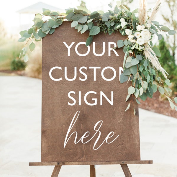 Rustic Wedding Signs - Etsy