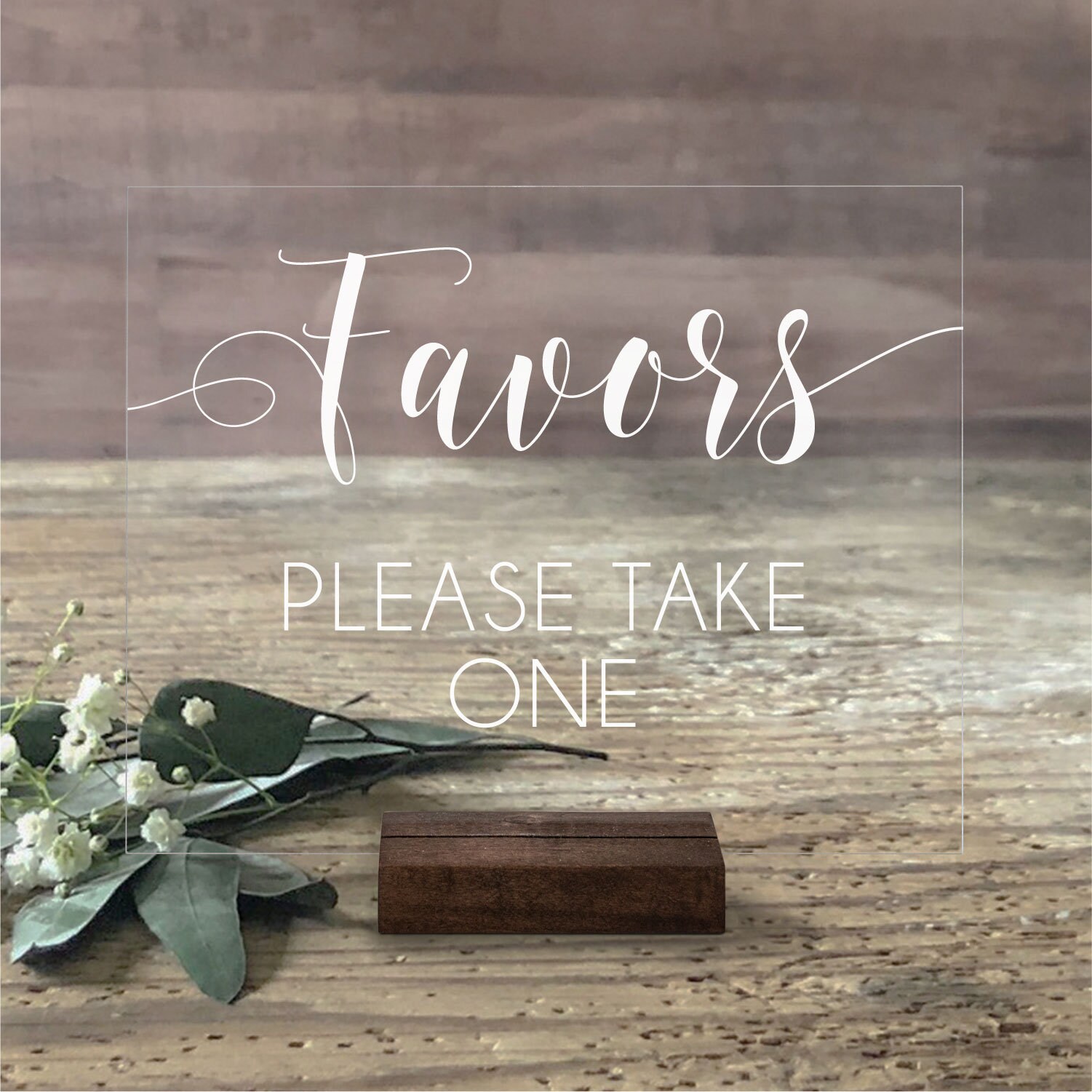 Acrylic Wedding Favors Sign Acrylic Cards Table Sign Gifts | Etsy