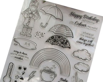 Weather stamps | Etsy