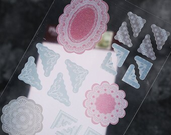 Photo corner sticker | Etsy