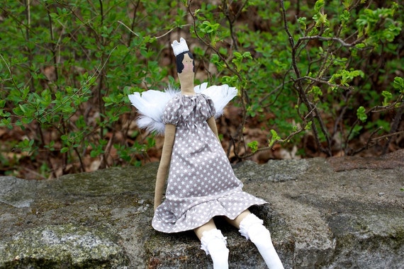 Tilda Engel Puppe Prinzessin Vintage Handarbeiten Weihnachten | Etsy