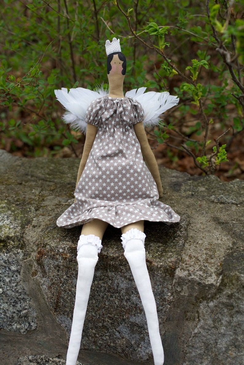 Tilda Engel Puppe Prinzessin Vintage Handarbeiten Weihnachten | Etsy