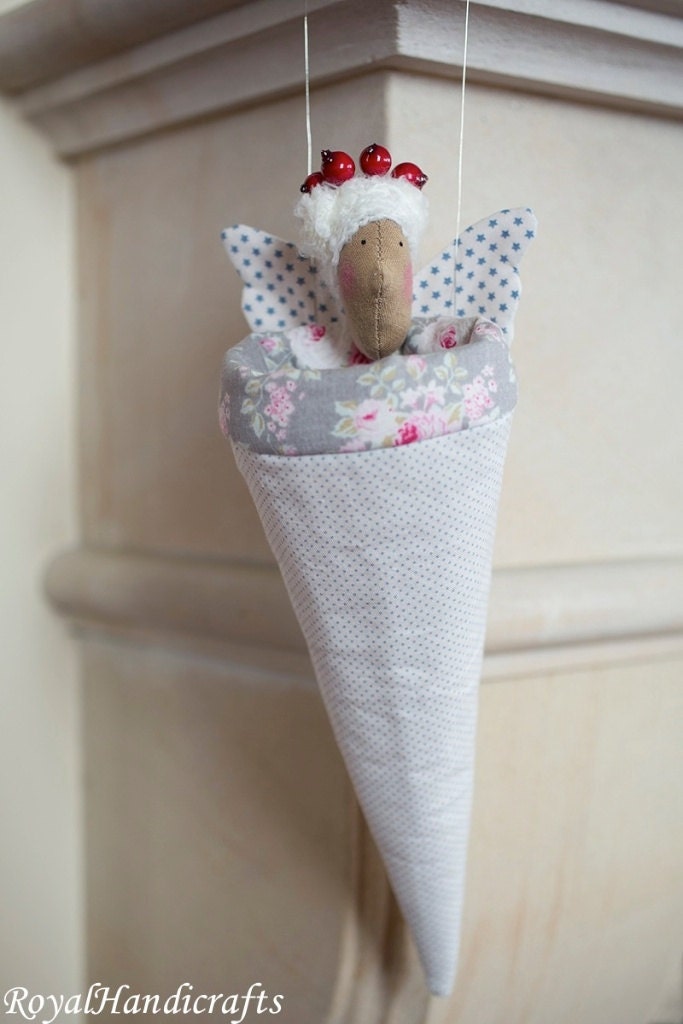 Tilda Angel Doll Vintage Handicrafts Christmas Angel Cone Sweets ...
