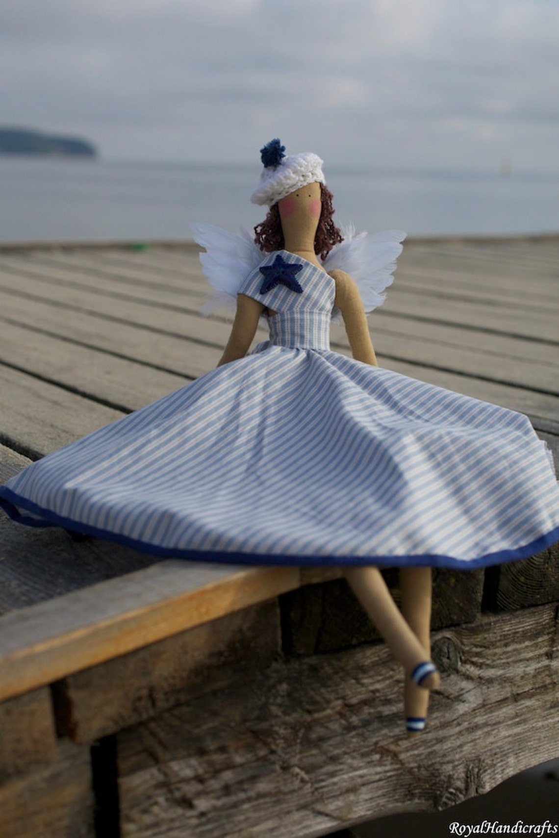 Tilda Angel Doll Princess Vintage Handicrafts Sailor's - Etsy