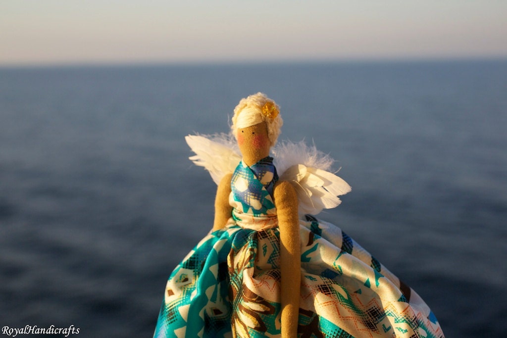 Angel Doll Tilda, Engel,handmade, Handicrafts, Craft Versace Swarowski ...