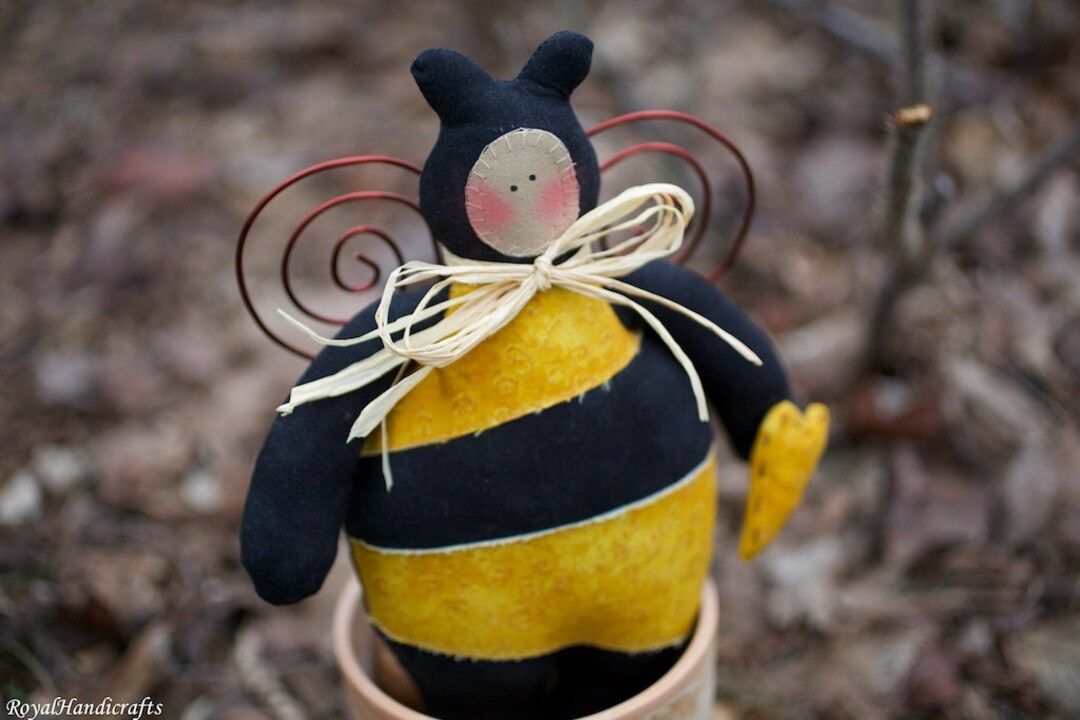 Bumblebees Bee Tilda Garden Spring Housewarming Needlecraft - Etsy
