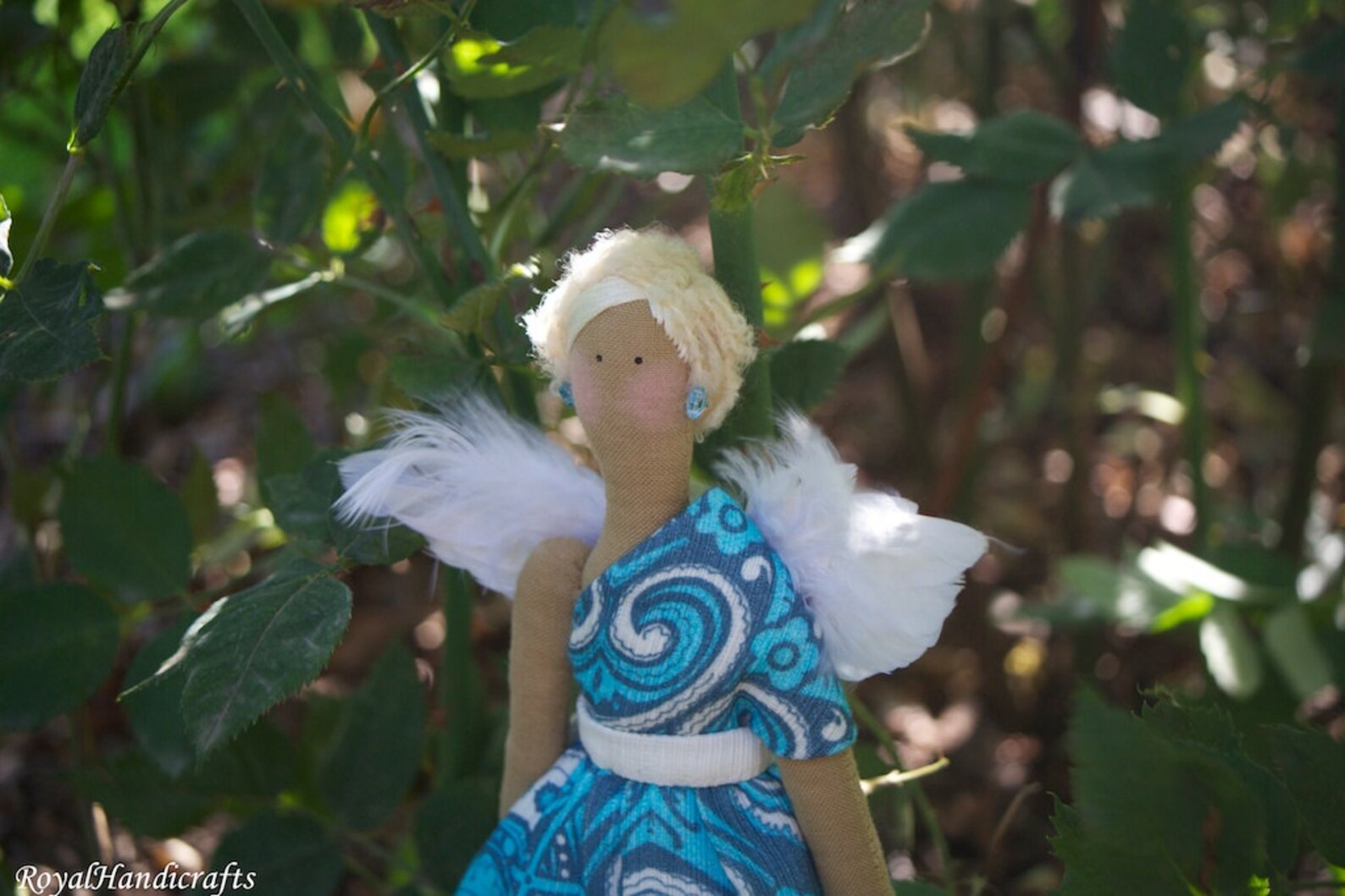 Tilda Angel Doll Princess Handmade Art Limited Edition Summer - Etsy