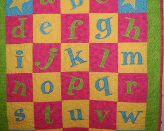 Alphabet quilt | Etsy