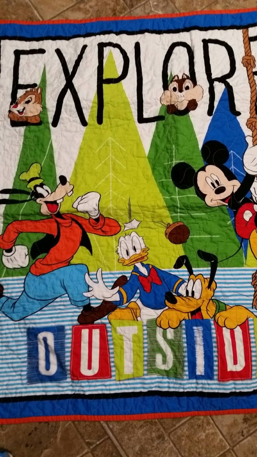 Camping Mickey Goofy Pluto Donald Duck Chip Dale Disney | Etsy