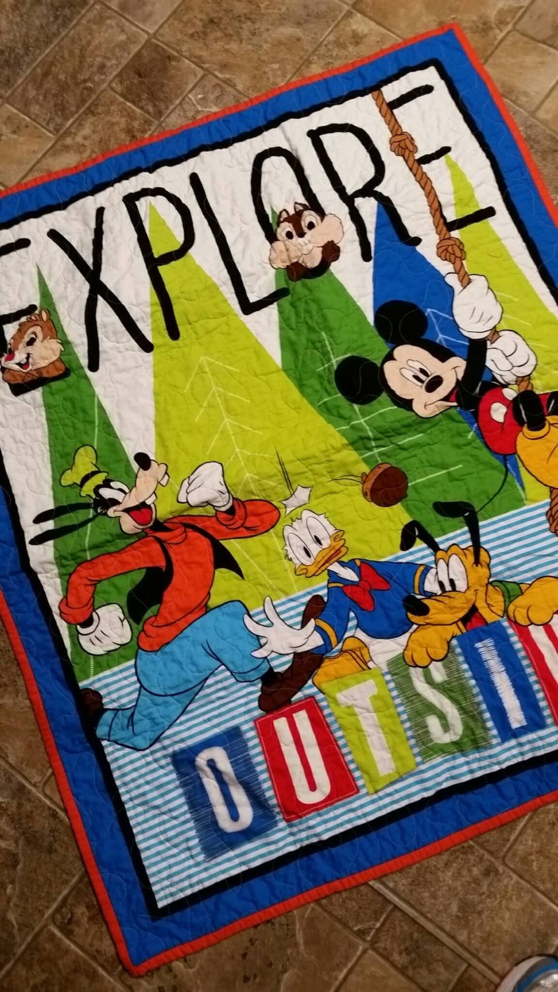 Camping Mickey Goofy Pluto Donald Duck Chip Dale Disney | Etsy