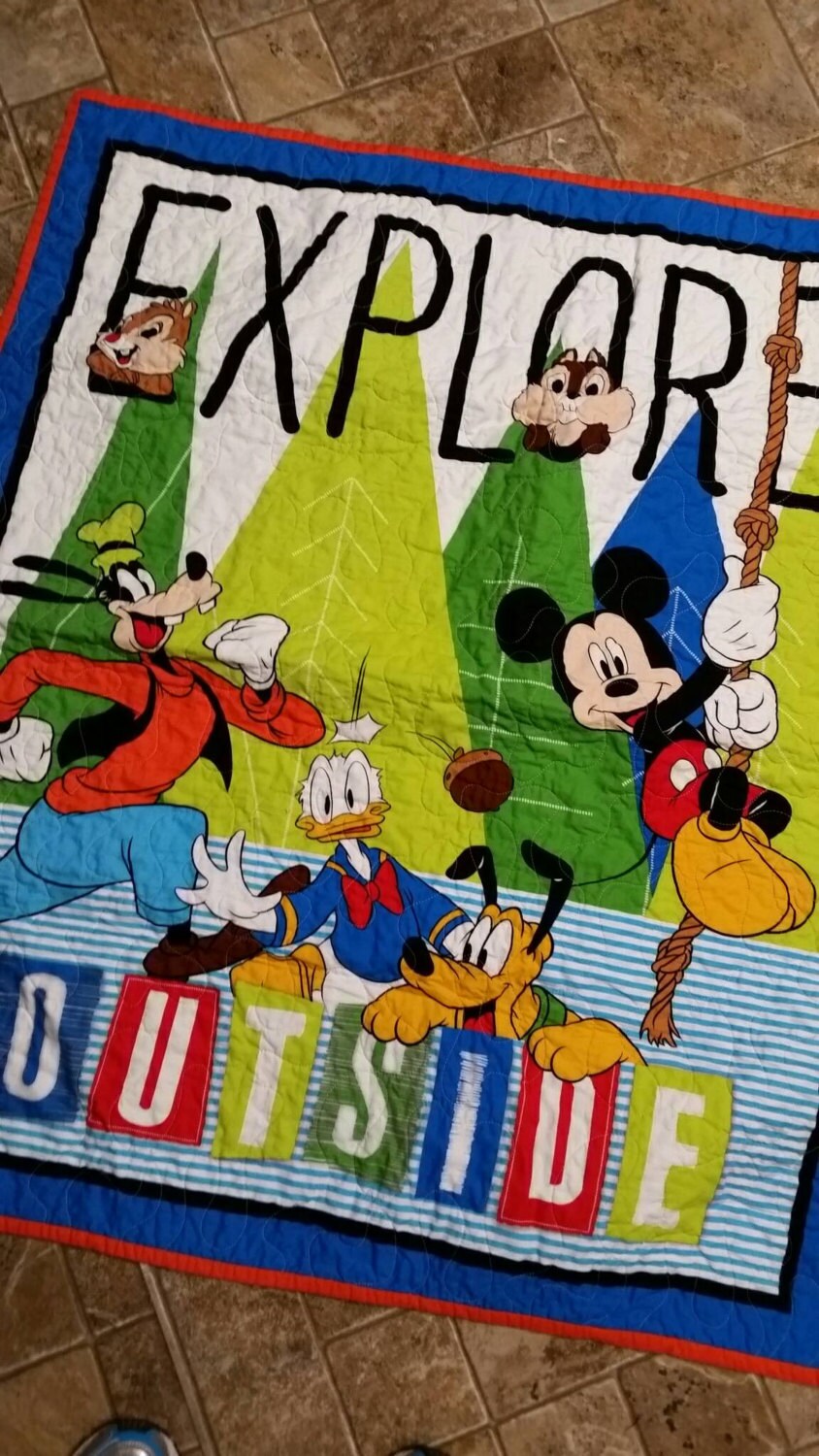 Camping Mickey Goofy Pluto Donald Duck Chip Dale Disney | Etsy