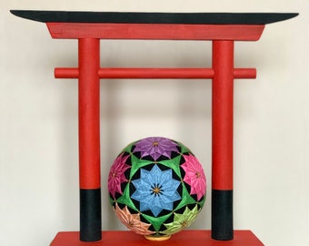 Flower Temari Ball in Wooden Gift Box - Etsy