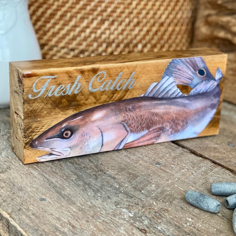 Redfish Wood Art - Etsy
