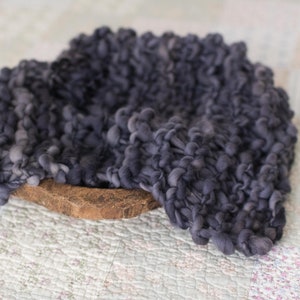 Charcoal Gray Wool Layer, Wool Layer, Basket Stuffer, Newborn ...