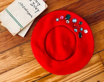 Embellished Beret - Etsy