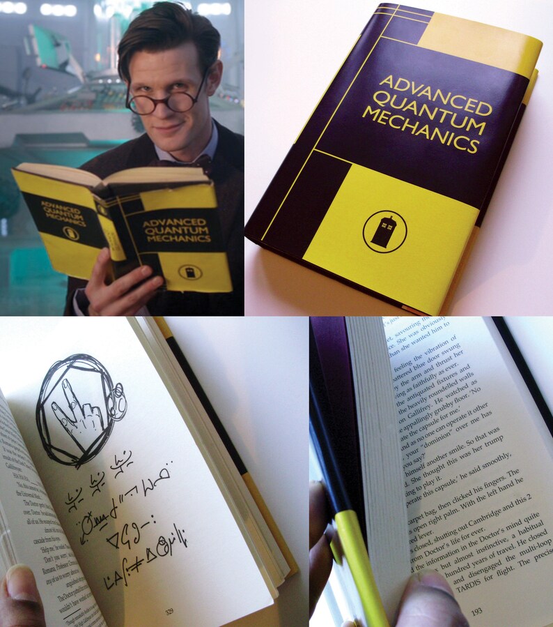 Doctor Who Quantum Mechanics Book Prop Replica Book - Etsy