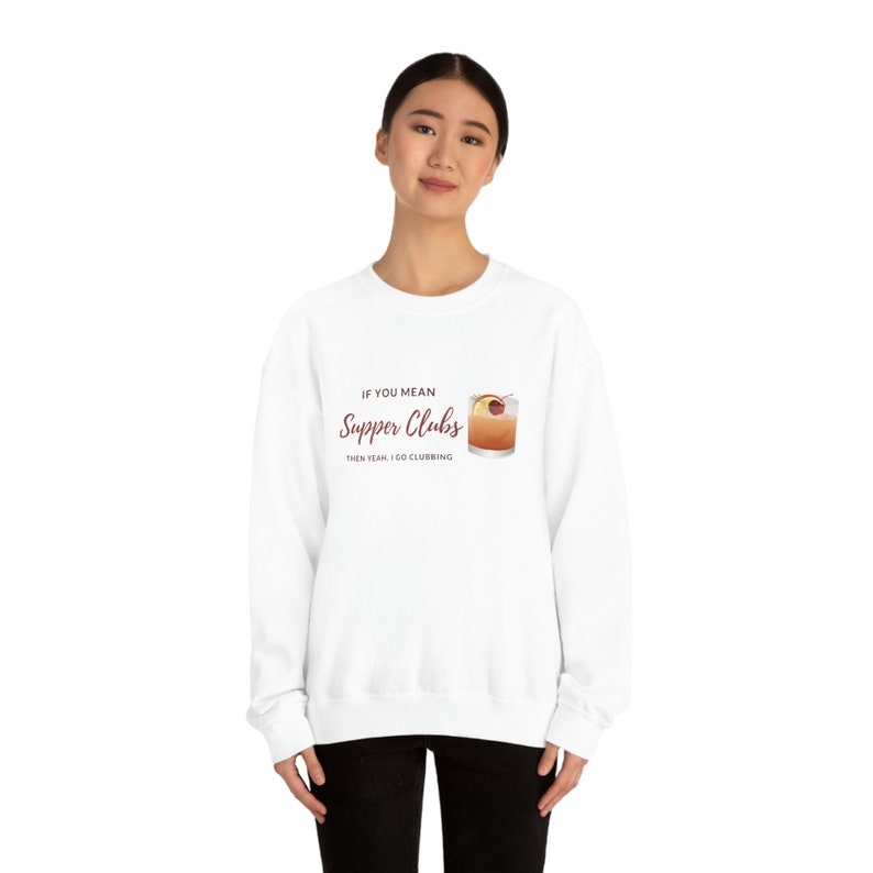 Supper Club Unisex Heavy Blend Crewneck Sweatshirt - Etsy