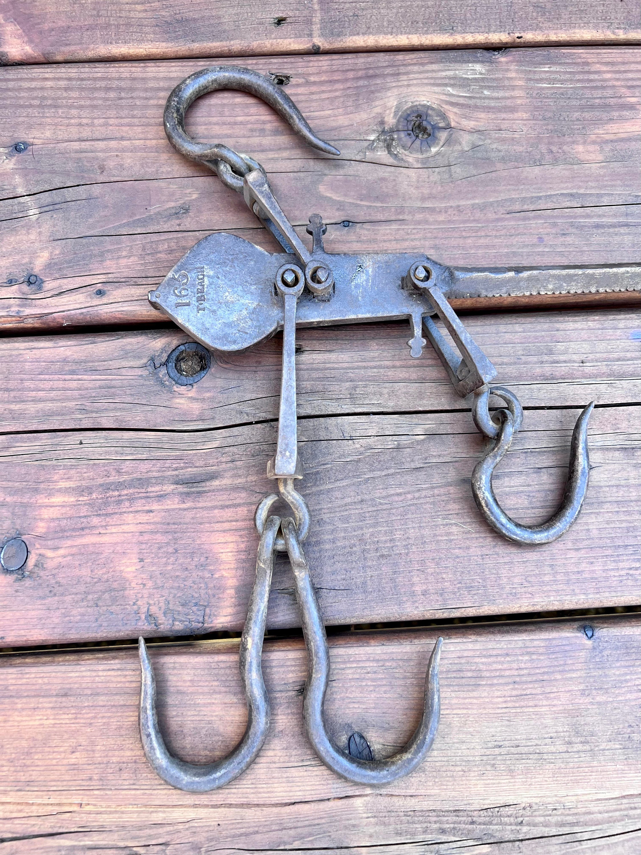 Antique 3 Hook Slide Meat Balance No Weight - Etsy