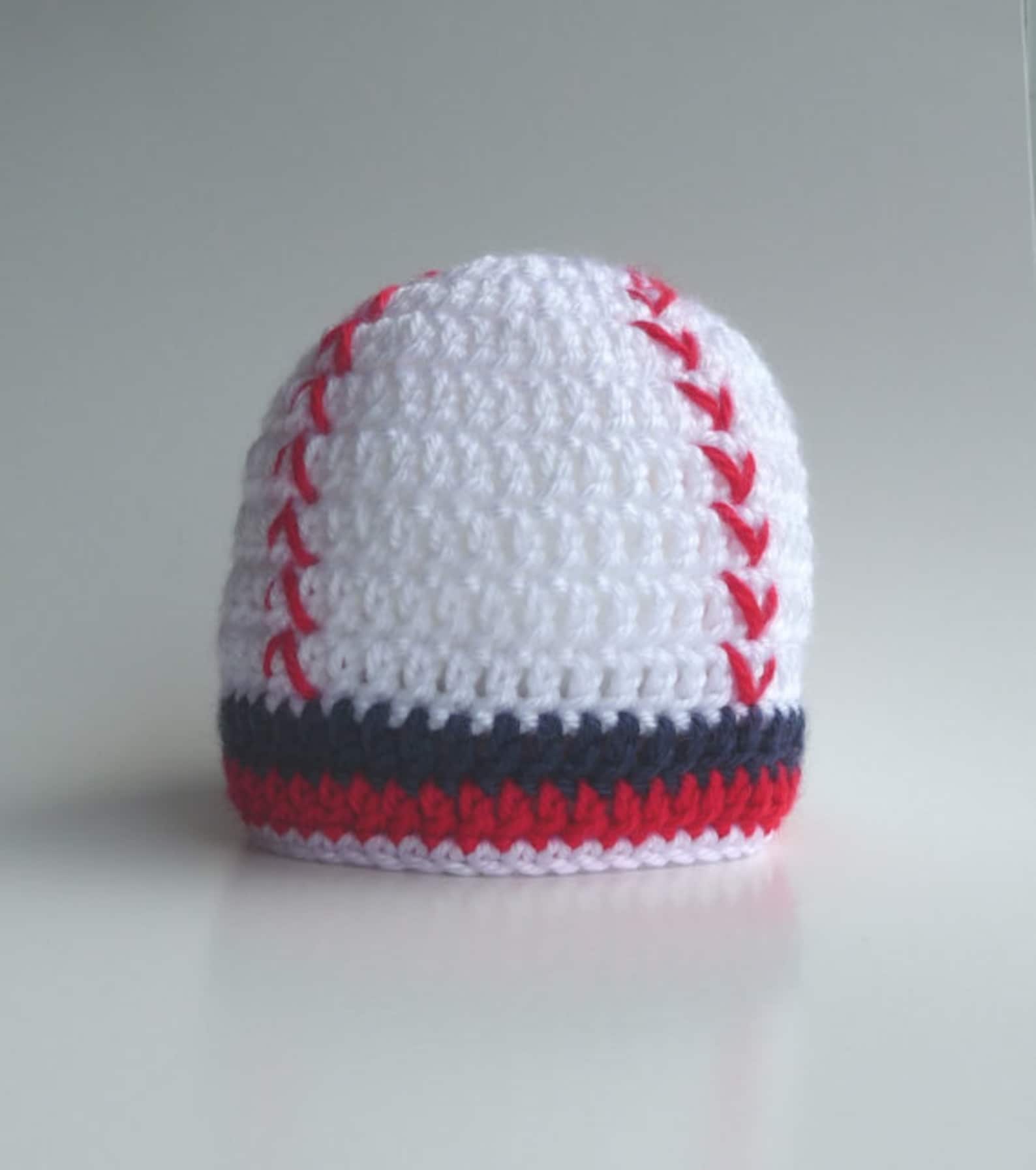 Baseball Cap Crochet Pattern Baseball Hat Baseball Mom Crochet Baseball ...