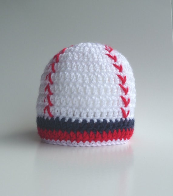 Baby Baseball Hat Crochet Pattern Photo Prop Boy Baseball Hat Baby ...