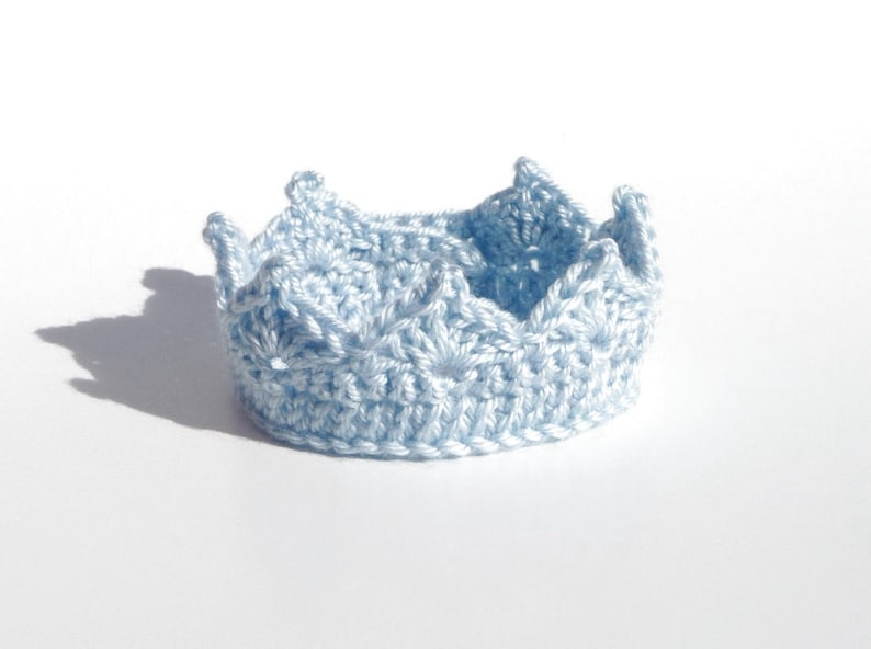 Crochet Crown for Baby Girl Crochet Pattern Adjustable Princess Baby ...