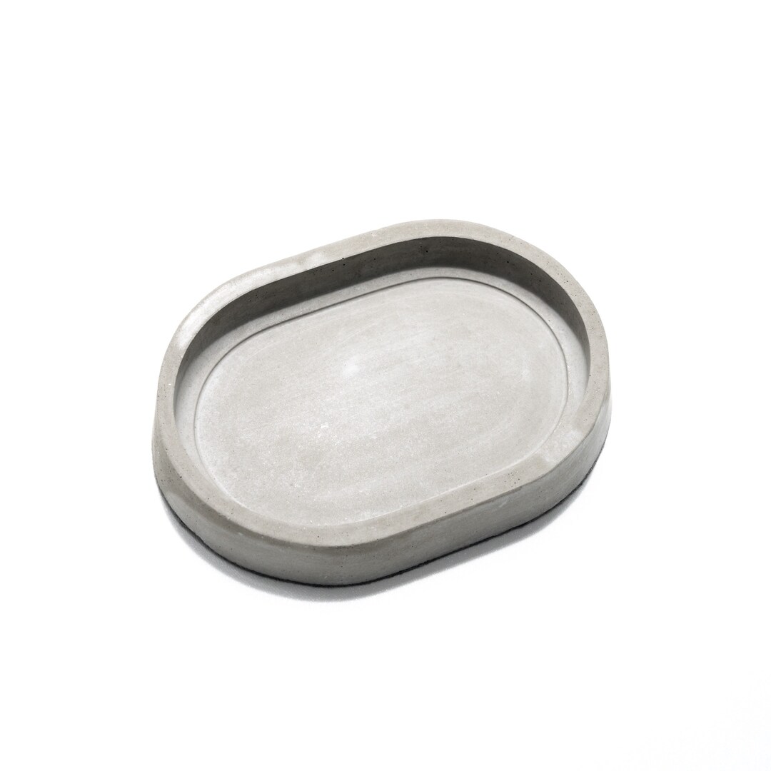 Concrete Oval Dish - Etsy