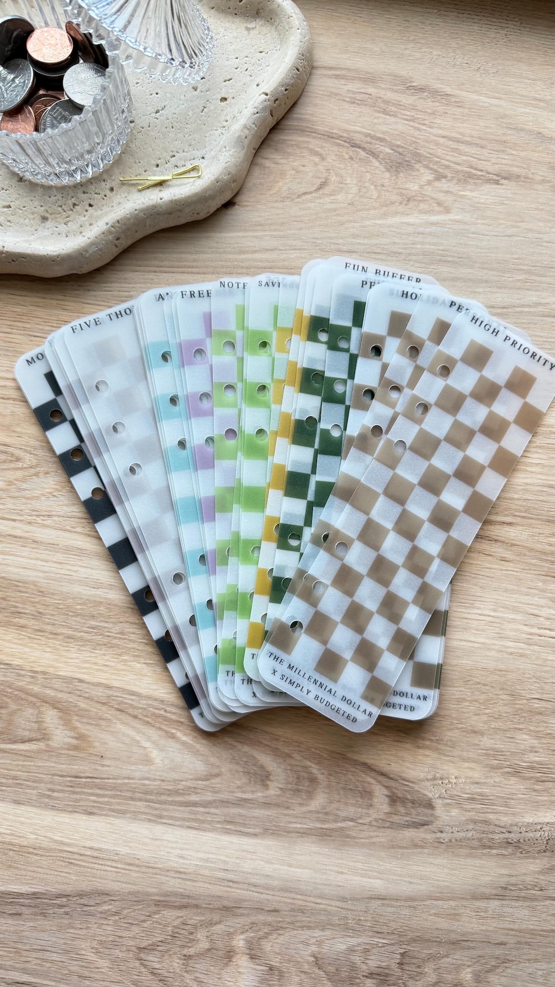 Checkered Era Bookmarks | the Millennial Dollar X Simply Budgeted ...