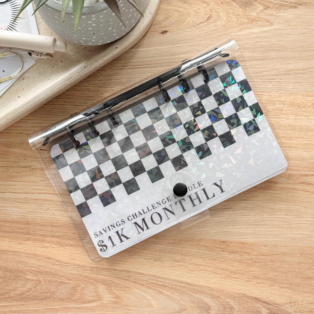 Monthly / Yearly Savings Challenge Binder | 1k, 2k, 5k, 10k Binders ...