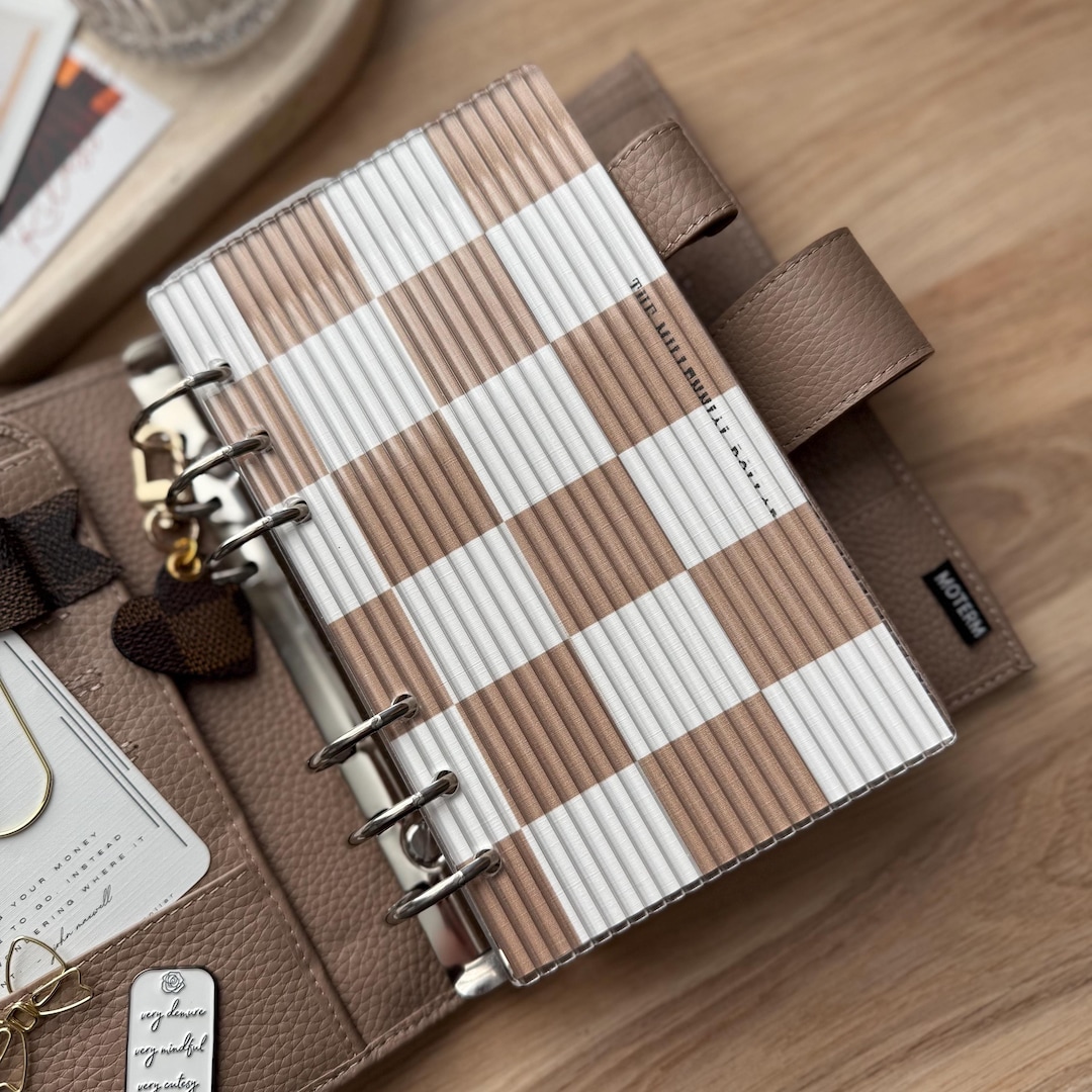 Acrylic Fluted Binder Dashboard | Size A6/personal | Single Dashboard ...