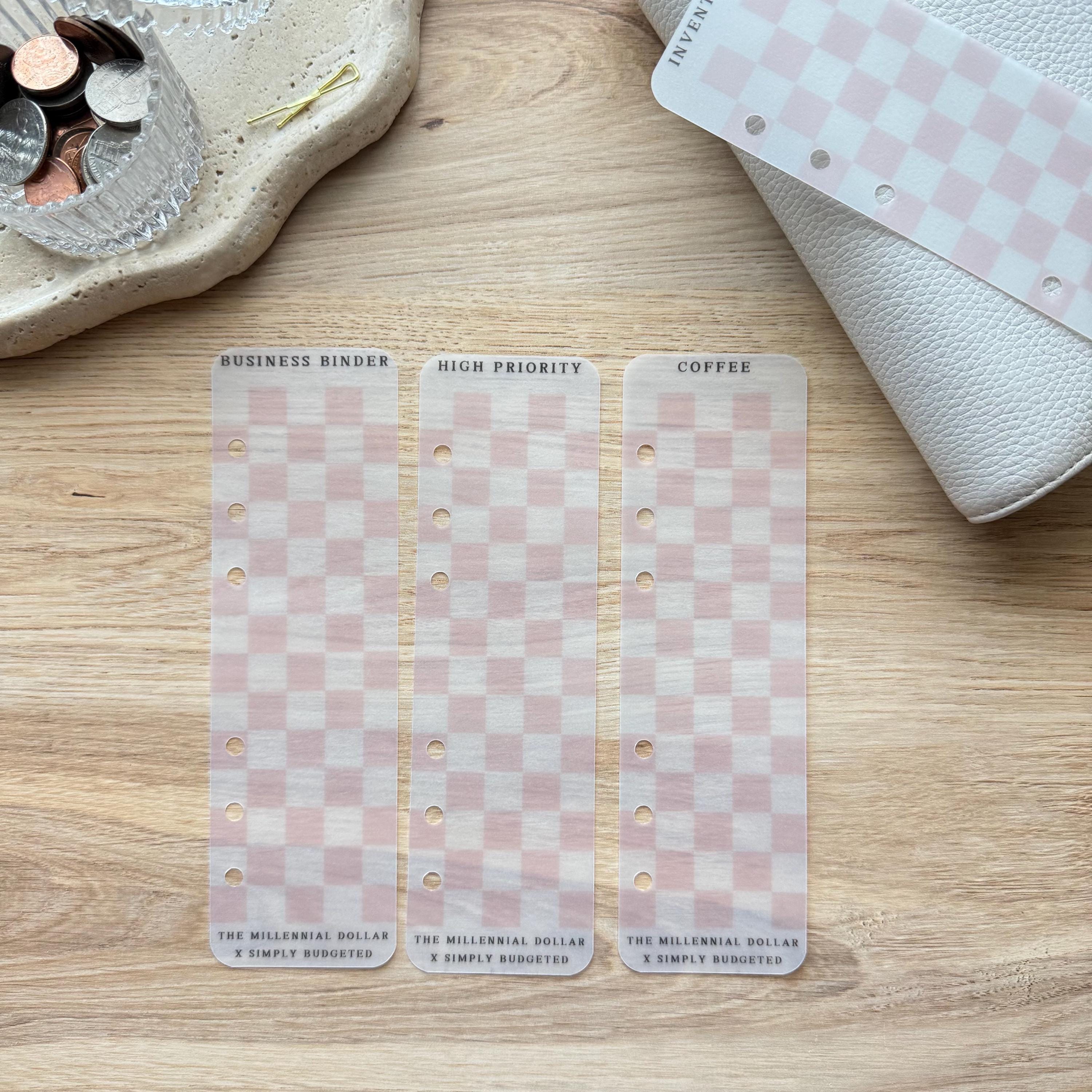 Checkered Era Bookmarks | the Millennial Dollar X Simply Budgeted ...